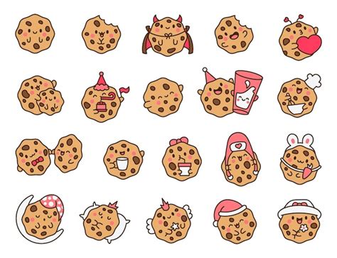 Cute Cookie Cartoon Cookie Cartoon Png