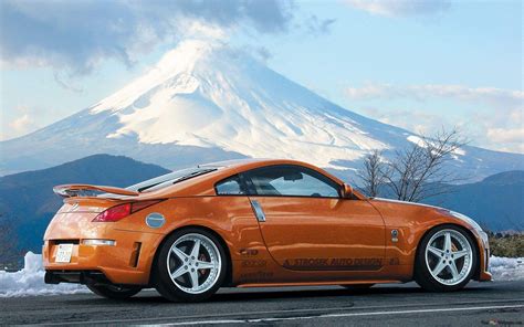 Nissan 350z In Mountain View Area Hd Wallpaper Download