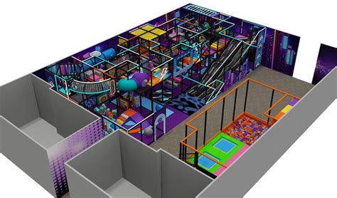 Neon Light Indoor Playground