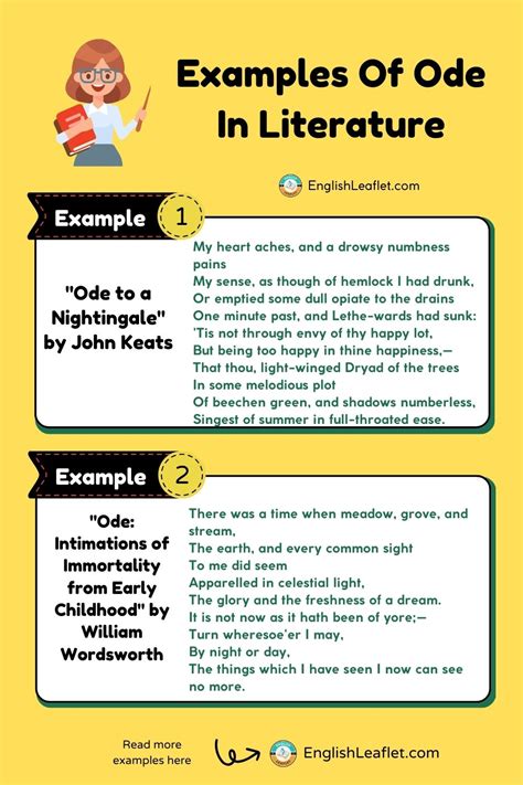 Ode In Literature Examples And Functions Englishleaflet