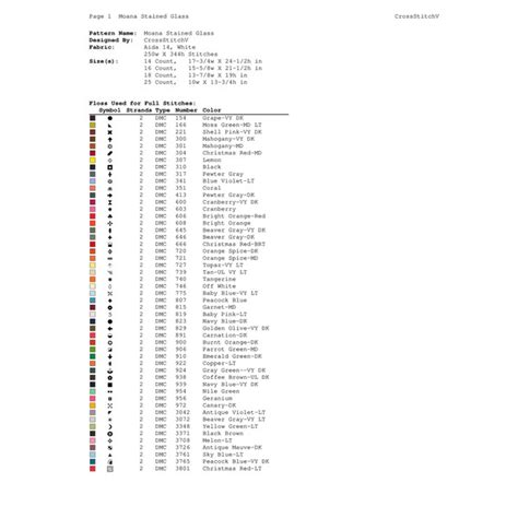 Moana Cross Stitch Pattern Disney Cross Stitch Pattern P Inspire Uplift