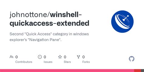 GitHub Johnottone Winshell Quickaccess Extended Second Quick Access Category In Windows