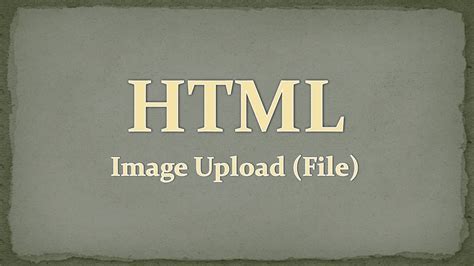 File Upload Option Html Websitedevelopment V12 Youtube