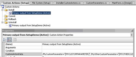 How To Pass Command Line Arguments To Msi Installer Custom Actions