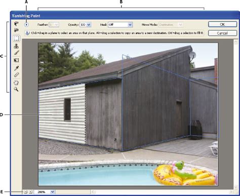 use vanishing point in photoshop