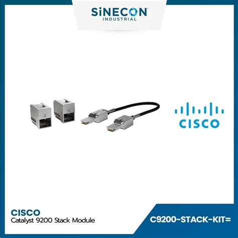 Cisco Stack Module สายเคเบิล Catalyst 9200 Stack Module C9200 Stack Kit Sinecon ศูนย์รวม