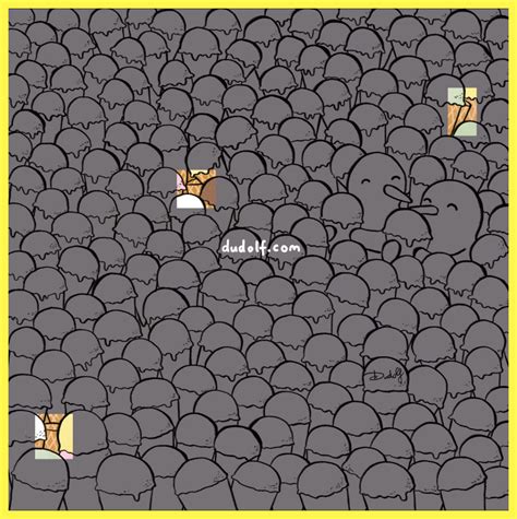 Жешко ви е Еве една загатка што ќе ве разлади најдете ги празните корнети помеѓу сите овие