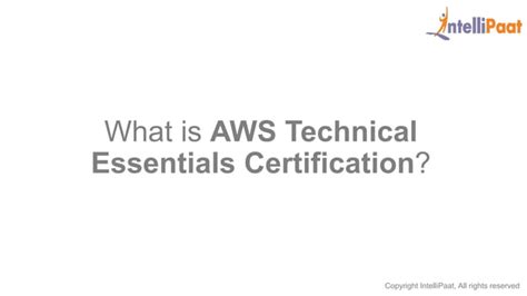 Aws Essentials Certification Pptx