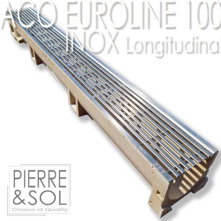 Дренажный желоб из нержавеющей стали - Euroline Inox - ACO