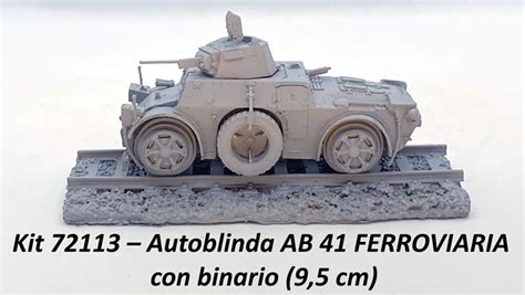 Autoblinda Ab 41 Ferroviaria Gb72113 Secondarysection4715eurprimary