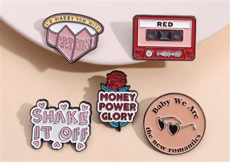 Taylor Swift ‘red Cassette Tape Enamel Pin Distinct Pins