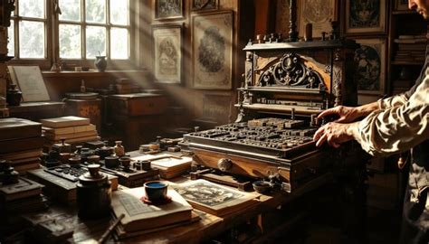 Free Ancient Printers Workshop Image Printing Vintage Workshop Download At Stockcake