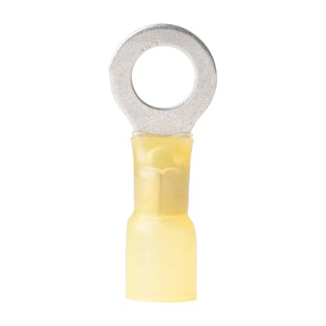 Ancor 12 10 5 16 Ring Terminal Heat Shrink Yellow 100 Pack Florida