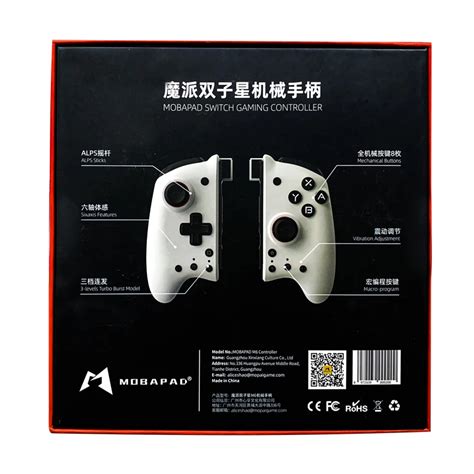 Generic Mobapad M6 Gemini Game Console Controller For Nintendo Switch Joypad Left Right Handle