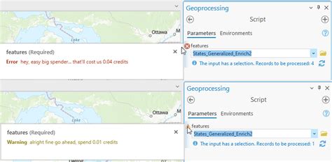 Estimate Credit Functionality In Arcpy Esri Community