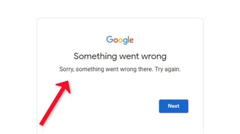 how to fix gmail something went wrong and try again error