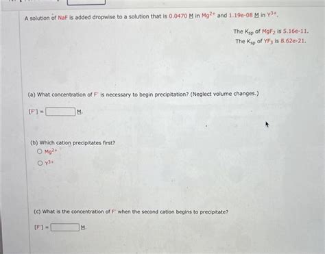 solved a solution of naf is added dropwise to a solution