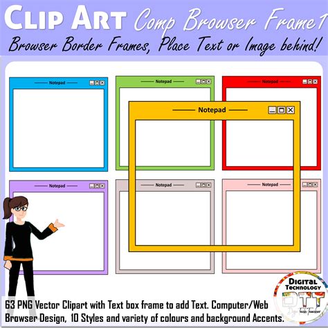 computer browser border frame clipart 1 browser window clipart