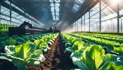 Premium AI Image Robot Manipulator With Smart Farming Technology Robotic Agriculture