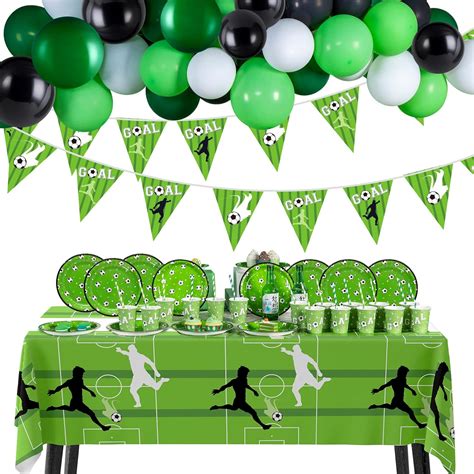 Easy Joy Decorazioni Per Feste Stoviglie Per Feste Kit Festa Calcio