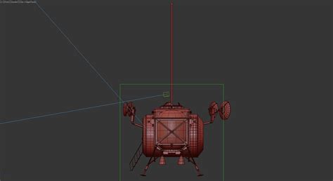 Lunar Lander Dynetics Human Landing System 3d Model Cgtrader