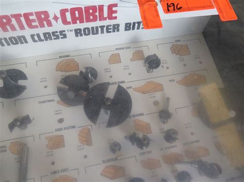 S12 Qty 2 Porter Cable Cases Production Class Router Bits Oahu Auctions