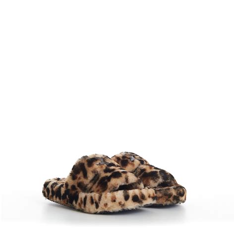 Celine Shearling Fur Slide Sandals Leopard Pattern Grailed