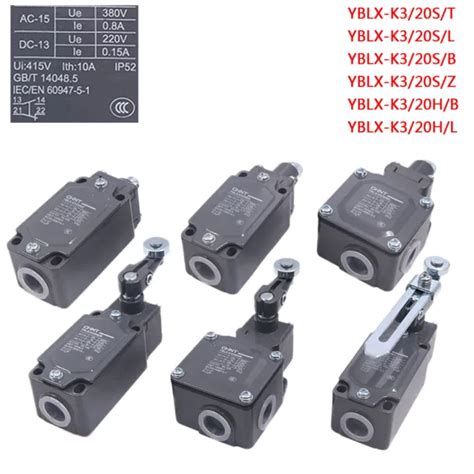 CNC LIMIT SWITCH Actuators Momentary Adjustable Roller Plunger Arm NO NC YBLX K PicClick UK