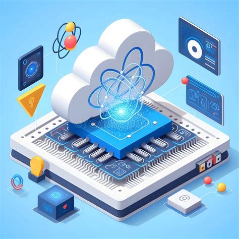 3d Flat As Cloud Computing And Network Security With Firewall And Encryption Symbols Concept As