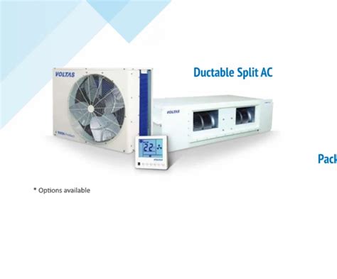 Voltas Acwds05511 Water Cooled 5 5tr Ductable Split Split Ac At ₹ 113136 Piece Voltas Duct Ac