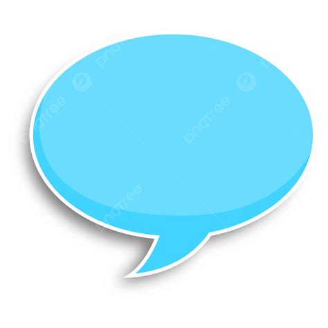 Simple Speech Bubble With Blue Color Clipart Design Color Clipart Speech Clipart Speech
