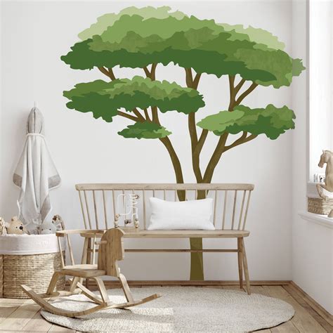 Tree Wall Decal Nursery High Resolution Photos Decalmile Boho Palm