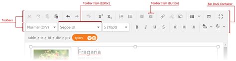 HTML Editor Elements ASP NET Web Forms Controls DevExpress Documentation