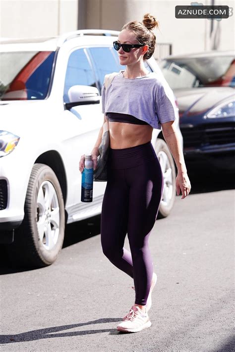 olivia wilde sexy spotted showing off her hot fit body as she exits the
