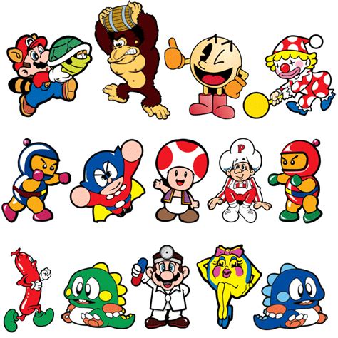 Classic Arcade Characters