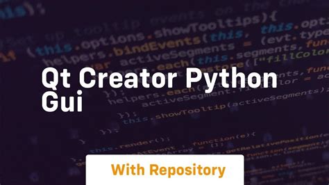 Qt Creator Python Gui Youtube