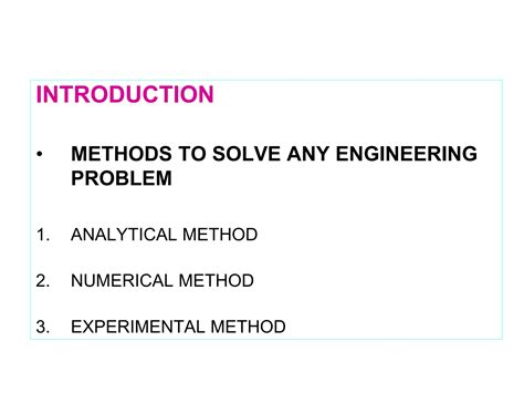 Fundamentals Of Finite Element Analysis Ppt