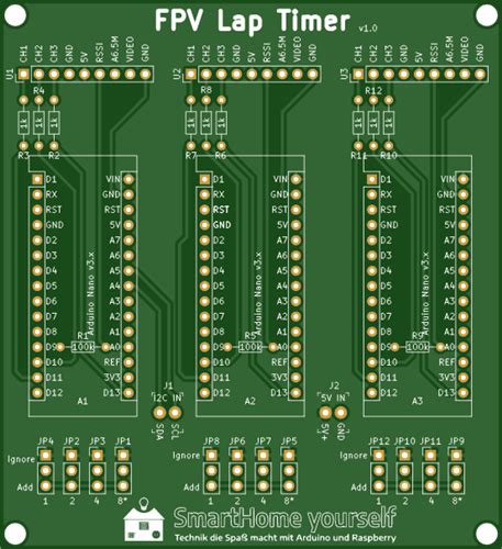 fpv laptime tracker share project pcbway