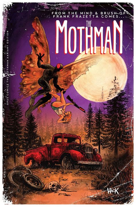 Frank Frazettas Mothman Joins Frazettaverse In Opus May 2023 Solicits
