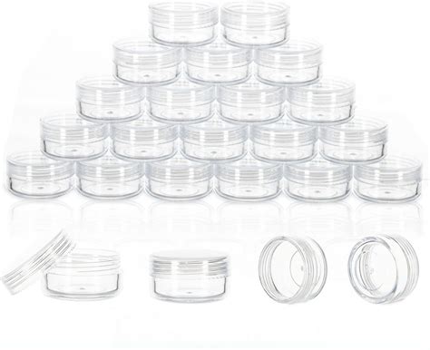 Zejia 10 Gram Sample Containers 20 Count Cosmetic