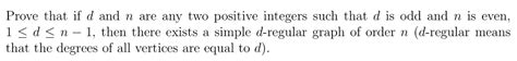 solved prove that if d and n are any two positive integers