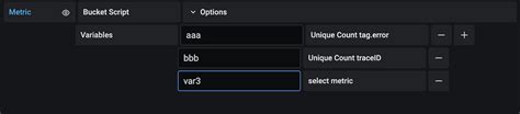 Unable To Use Elasticsearch Bucket Script In Grafana 710 With