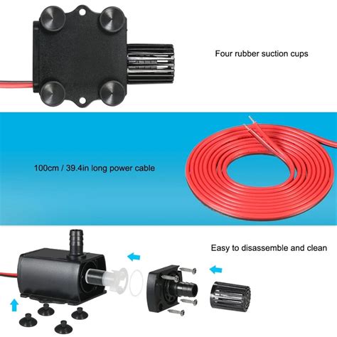 Dc 12v Mini Brushless Water Water Cooling For Foun Vicedeal