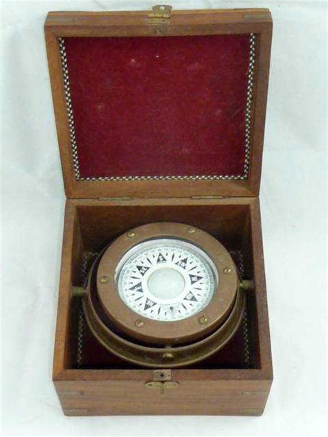 Vintage C Plath Hamburg Germany Ships Compass