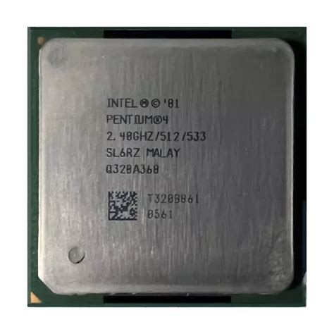 Procesador Intel Pentium 4 Sl6rz 2 4 Gigahertz Socket 478 Cuotas Sin Interés