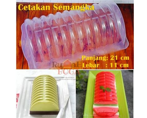 Cetakan Loyang Kue Puding Pudding Agar Ager Jelly Jelli Jeli Jely Semangka Plastik Unik Lucu