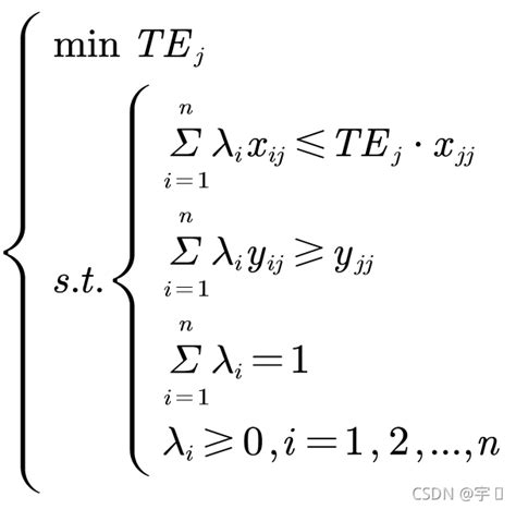 数据包络分析（dea）详解（以第八届宁夏省赛为例）数据包络分析原理 Csdn博客