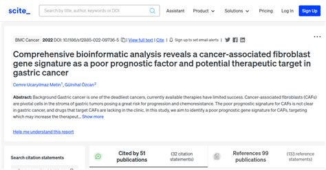 Comprehensive Bioinformatic Analysis Reveals A Cancer Associated Fibroblast Gene Signature As A