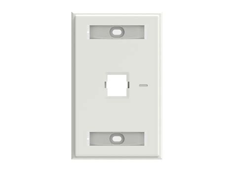Commscope 760249128 Faceplate Kit Labelled 1 Gang 1 Por