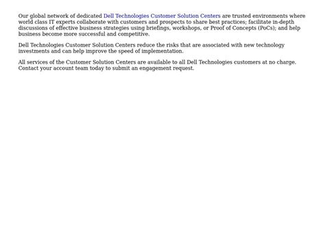 Dell Technologies Customer Solution Centers Reference Architecture—multicloud Data Analytics